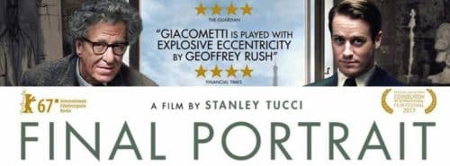 Final Portrait Starring Armie Hammer and Geoffrey Rush | Movie Rewind